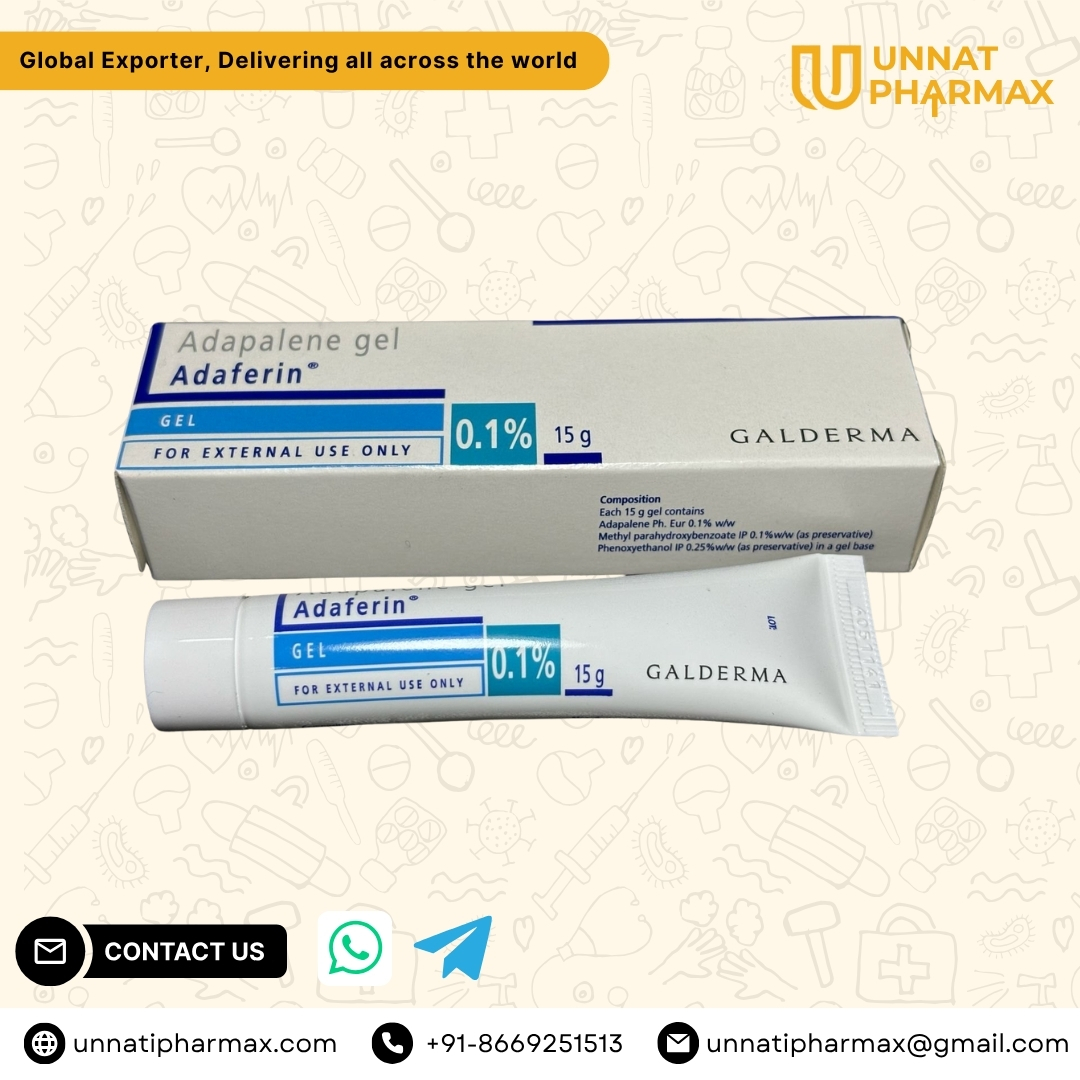 Adaferin ( Adapalene (0.1% w/w) ) - UNNATI PHARMAX