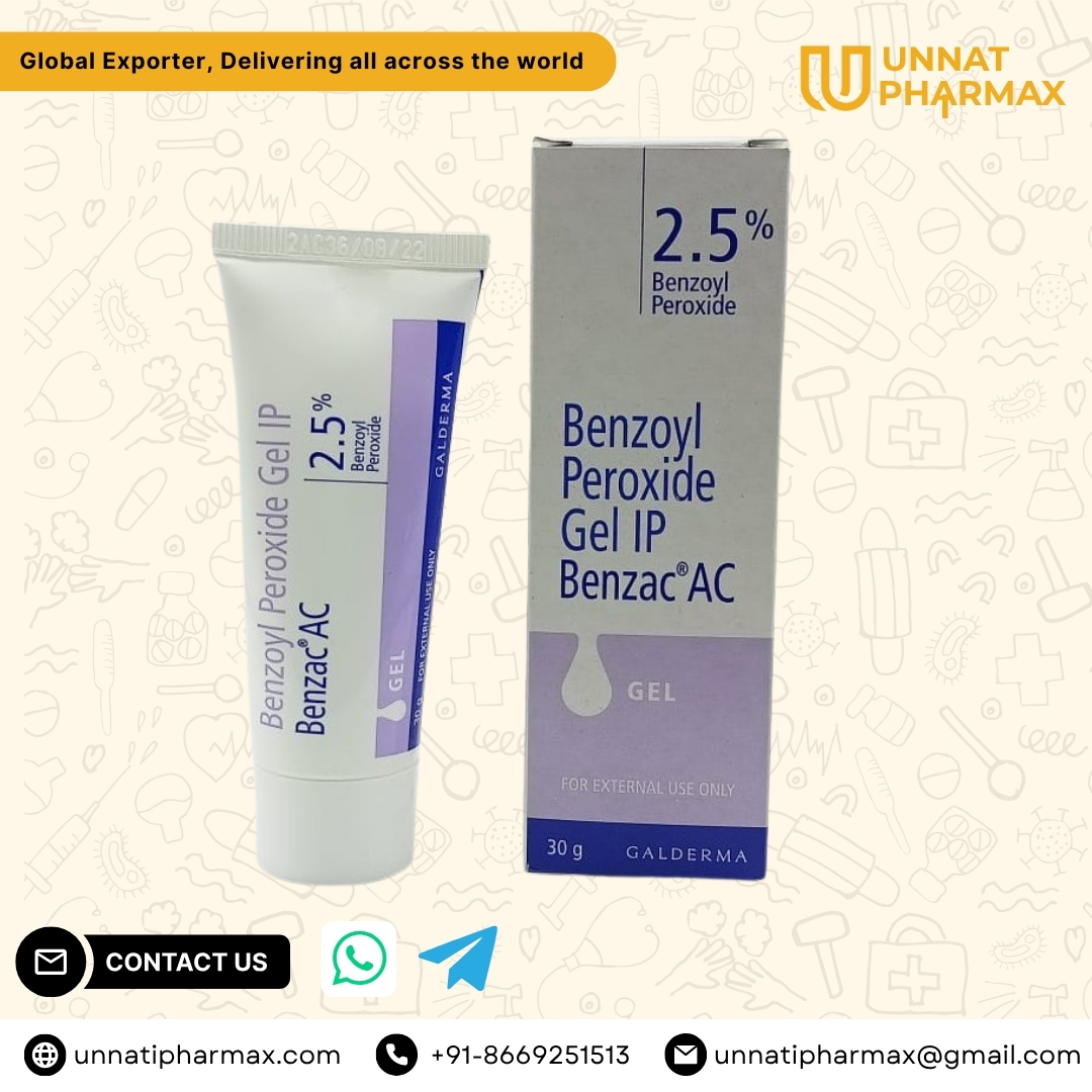 Buy Benzac AC 2.5% Gel Online–Effective Acne Gel for Pimples