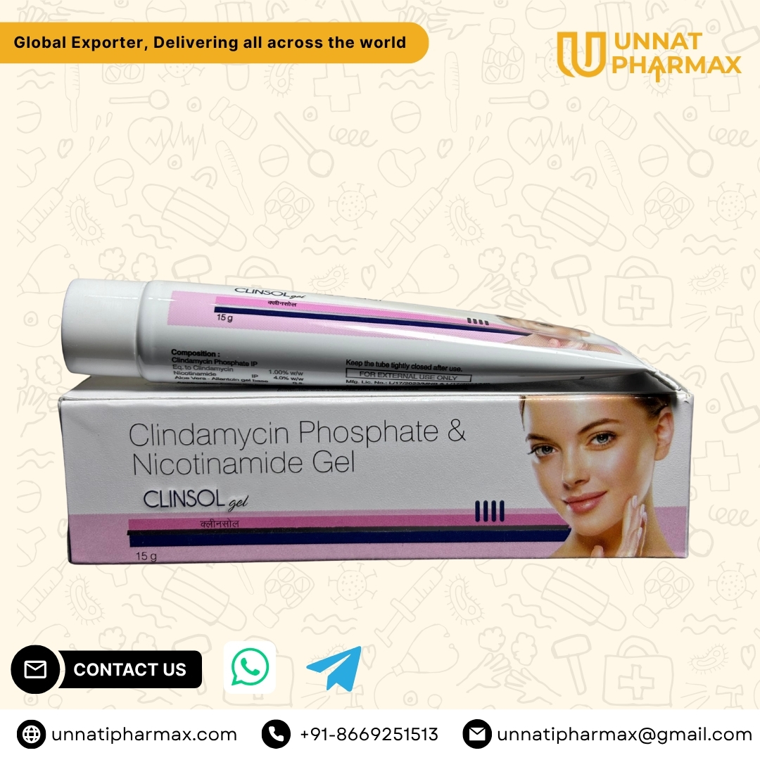 Clinsol Gel - Clindamycin Gel for Acne Treatment|Buy Online