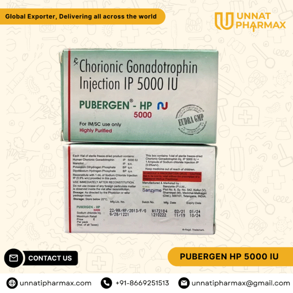 PUBERGEN HP 5000 IU Injection: A Key Hormone for Fertility Treatment ...